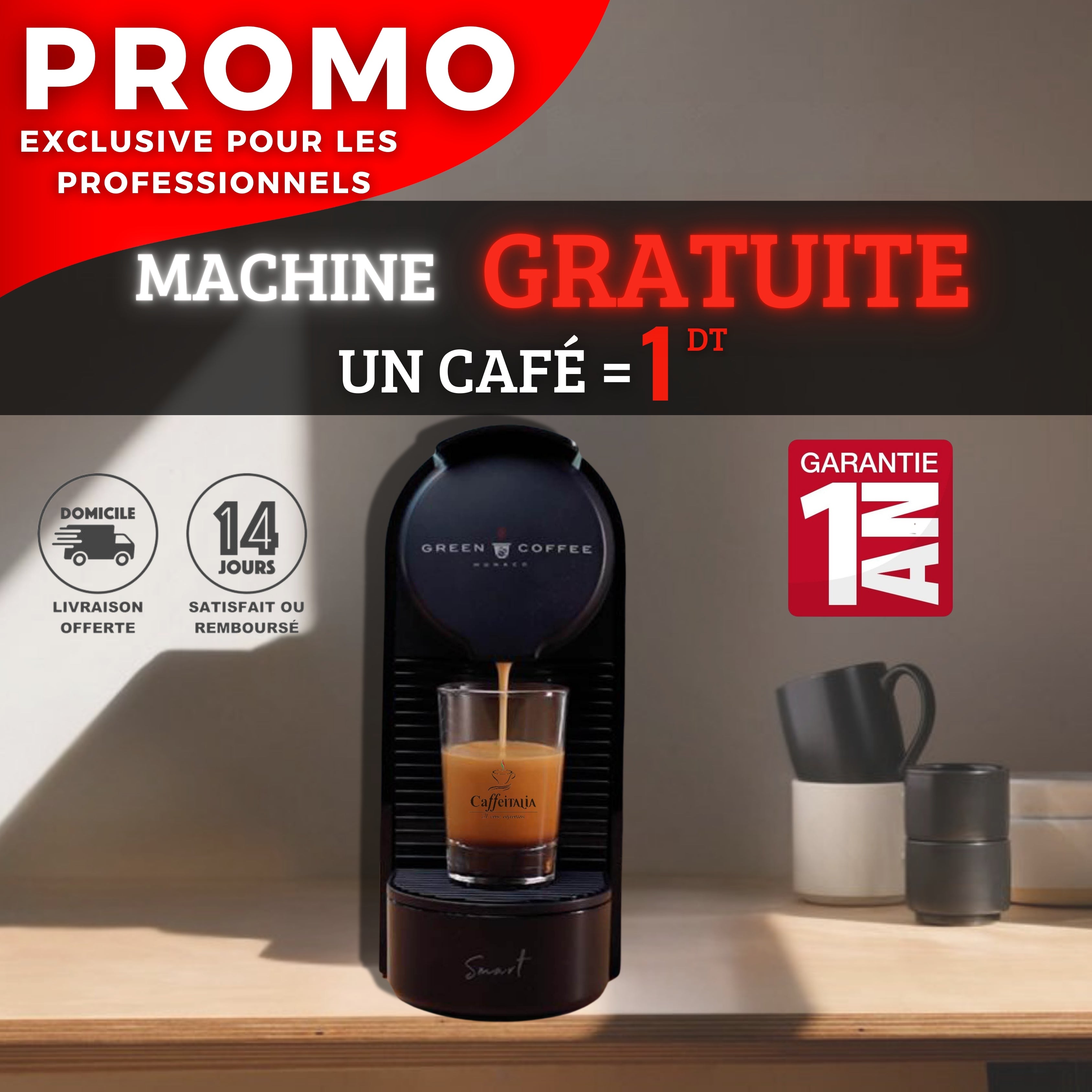 PROMOTION PRO - MACHINE +500 CAPSULES – Caffeitalia